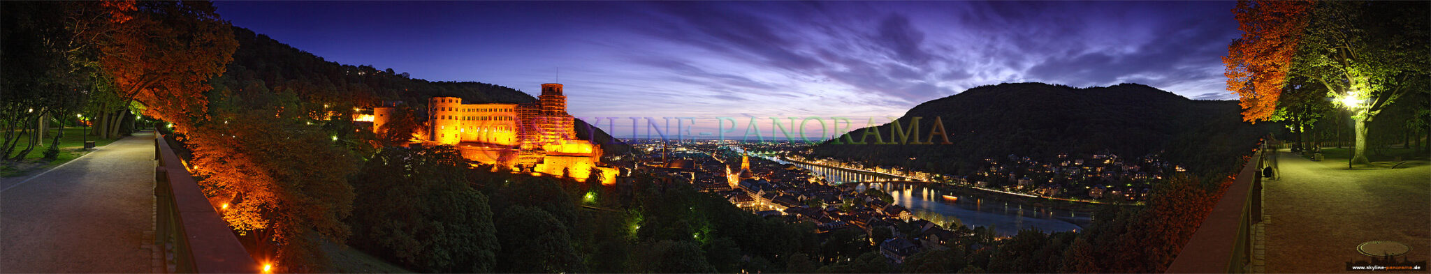 Heidelberg Panorama - Stadtansichten der Altstadt