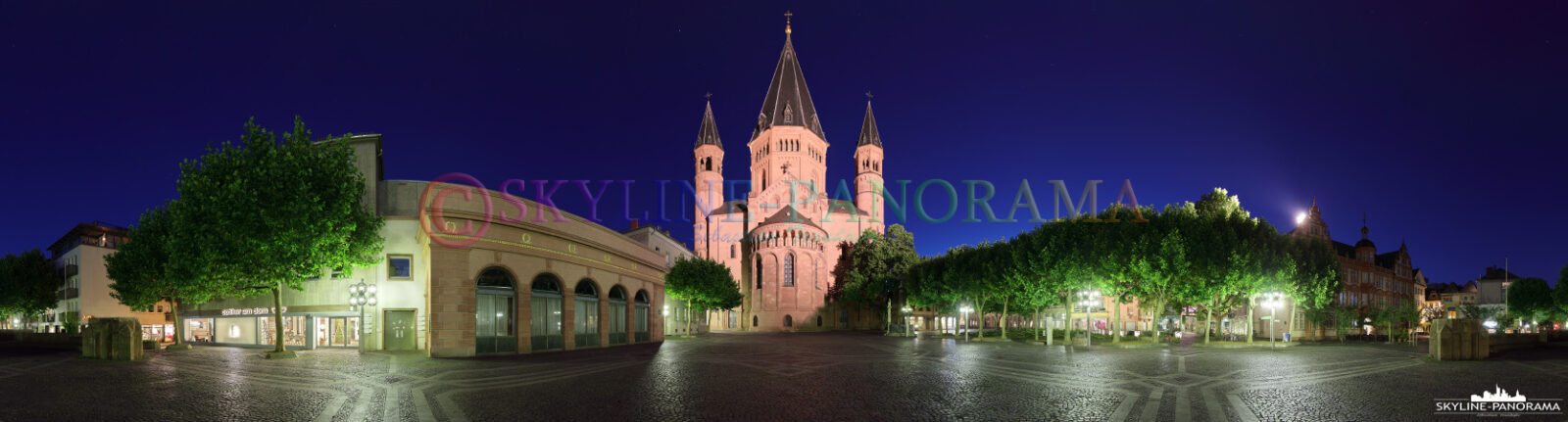 Panorama Mainzer Dom vom Liebfrauenplatz (p_00788)