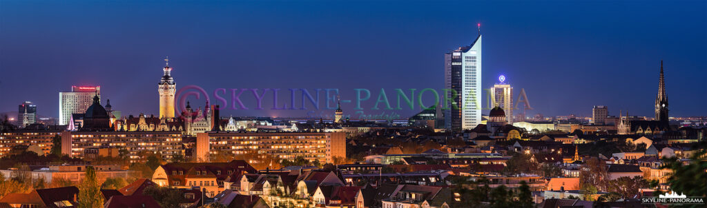 Panorama Leipzig - Skyline & Stadtansichten der Stadt